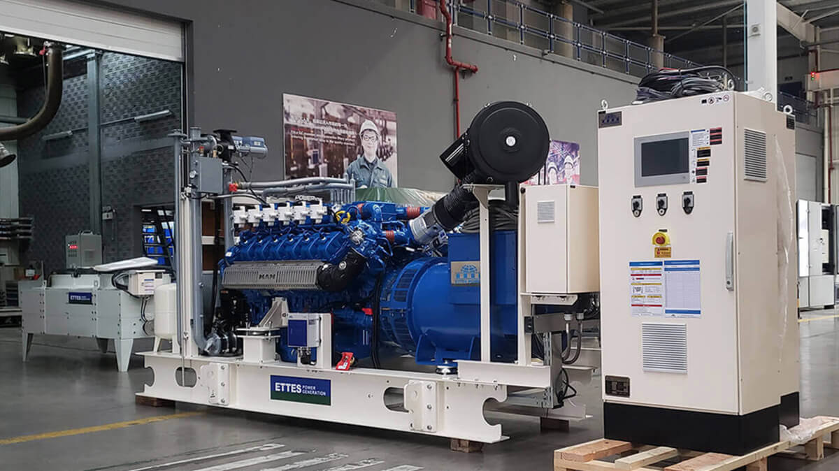 Natural Gas, Biogas Engine Generator & CHP for Sale|ETTES POWER